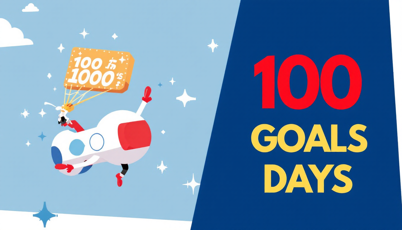 100 goals in 1000 days - InspireAmbitions